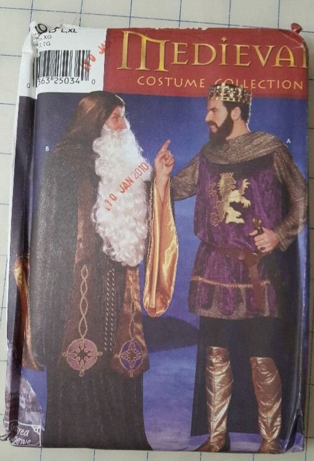 Simplicity Pattern 9753 Men's Medieval Costumes Sizes L - Etsy