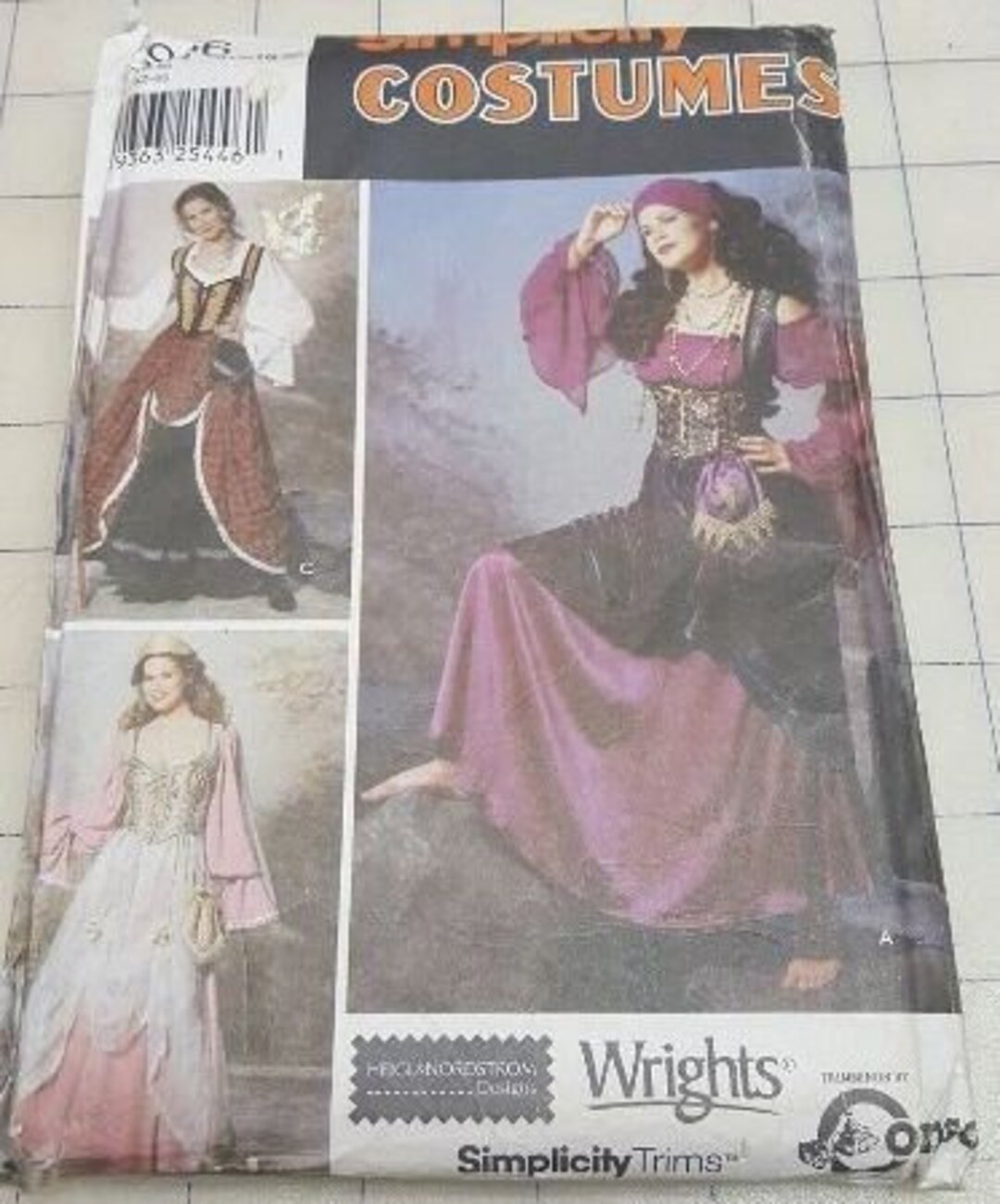 Simplicity Pattern 9966 Renaissance Gown Costumes Sizes 14 20 RARE Out ...