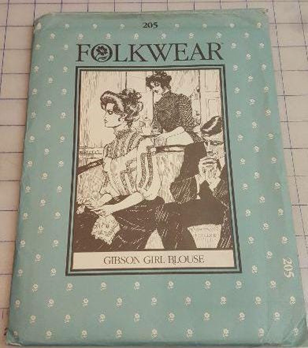 Vintage Folkwear Pattern 205 Gibson Girl Blouses Sizes Petite to Large ...