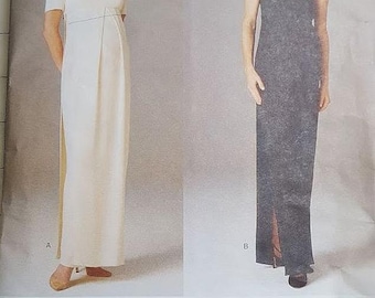 Vintage Vogue Pattern 8696 Flutter Sleeved Princess Lines Dress Sizes ...