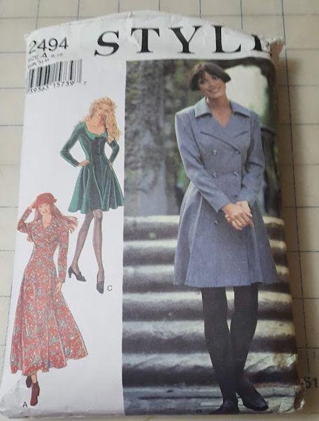 Vintage Style Pattern 2494 Misses Coat and Dress Size 8-18 VERY RARE ...