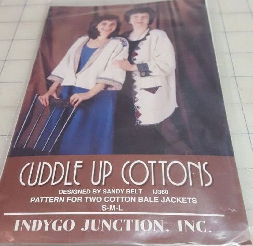 Indygo Junction Pattern Sizes S-M-L Cuddle up Cottons Rare Out of Print Factory Folded Uncut - Etsy