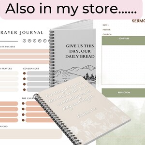Christian Planner Printable DAILY AND WEEKLY Faith Planner Digital ...
