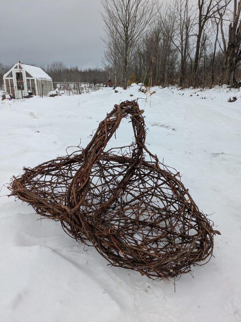 Woven Grapevine Basket - Etsy