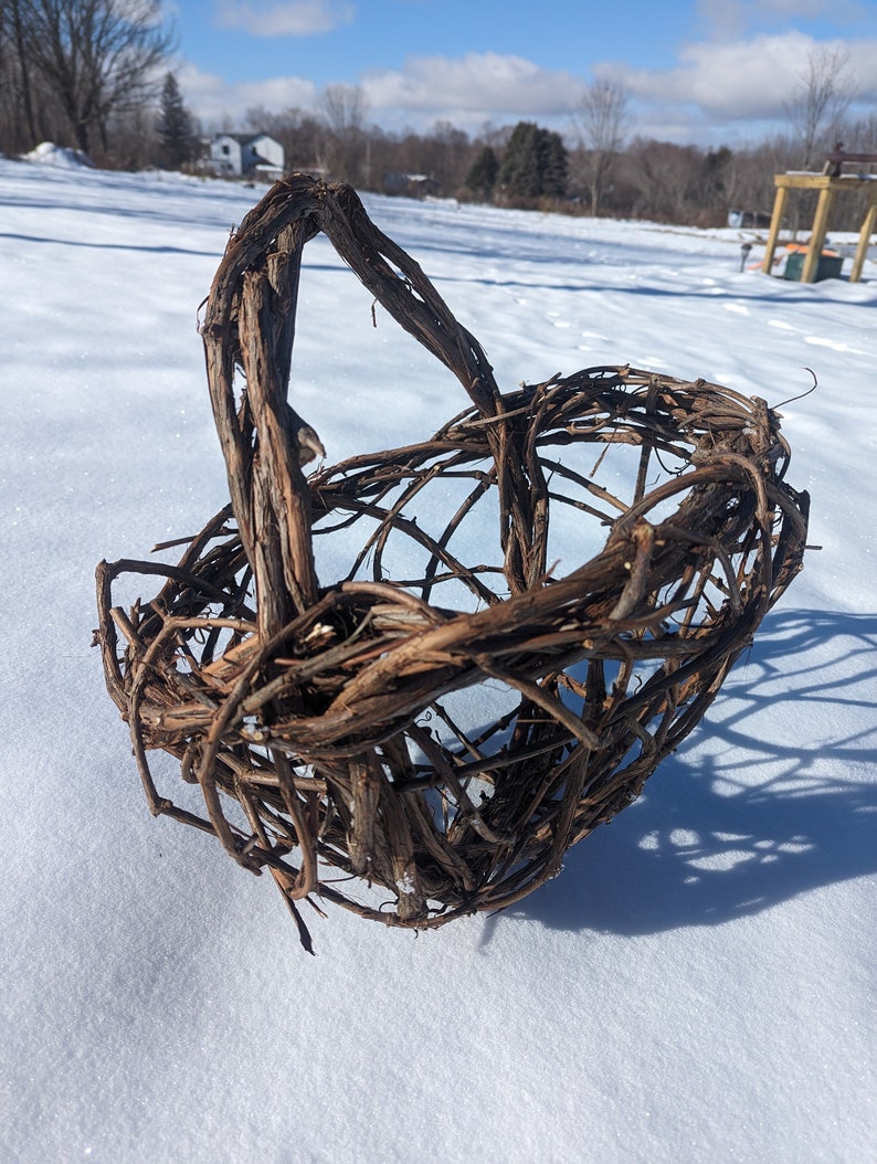 Woven Grapevine Basket - Etsy