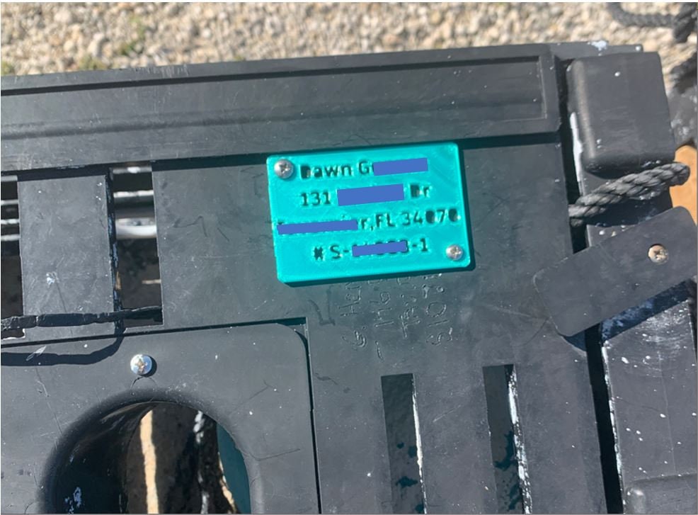 Custom Crab/lobster Pot Identification (ID) Name Tag (set of 6) - Etsy