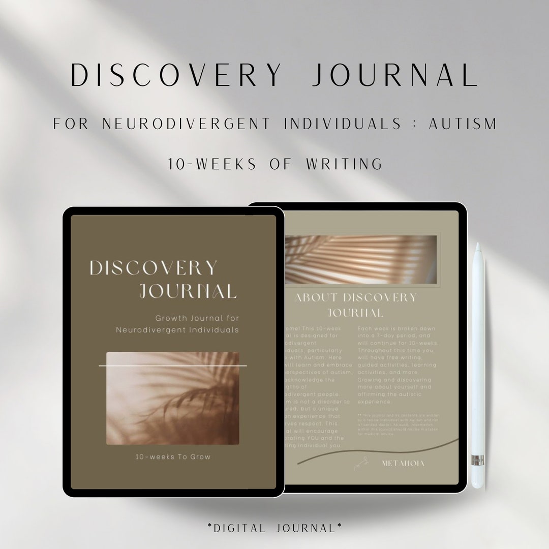10-week Neurodivergent Journal. Digital Journal for Autistic ...