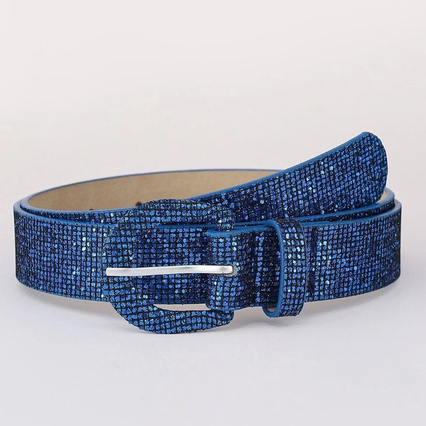 Rhinestone Belt - Etsy