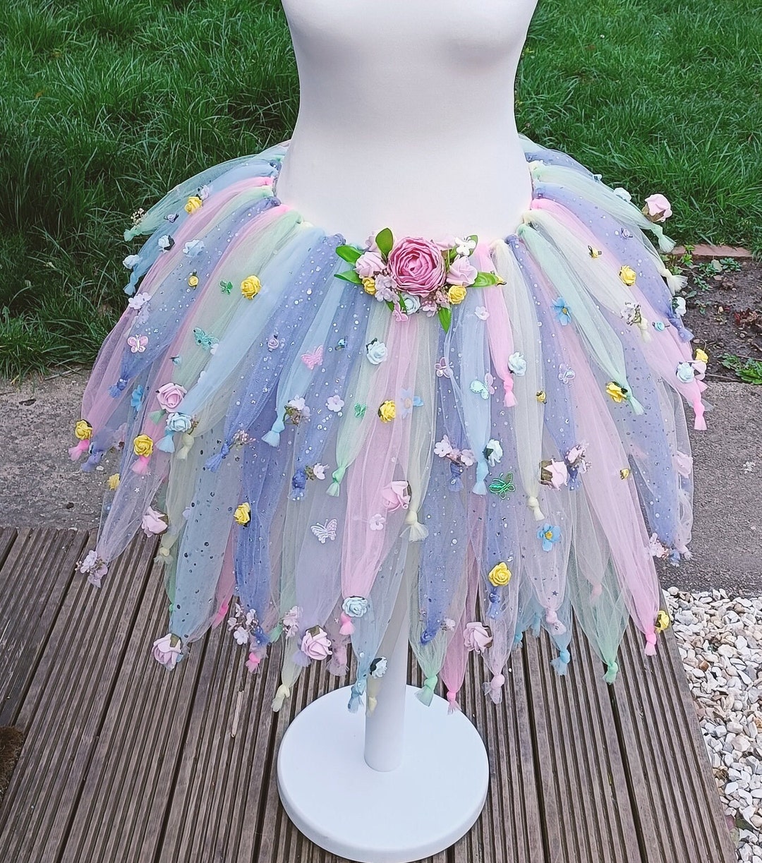 Spring Fairy Tutu Skirt Tutu, Fairy Dress Up, Halloween Costume, Party ...