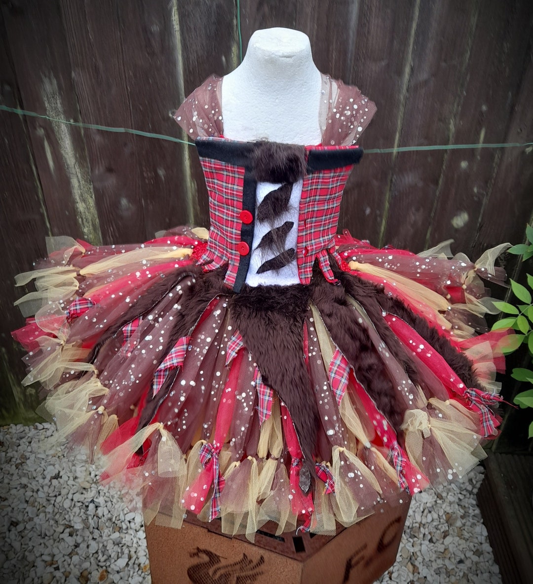 Werewolf Halloween Tutu Dress Teen Wolf Halloween Costume Party Dress ...