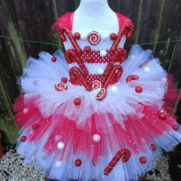 Candy Cane Dress - Etsy