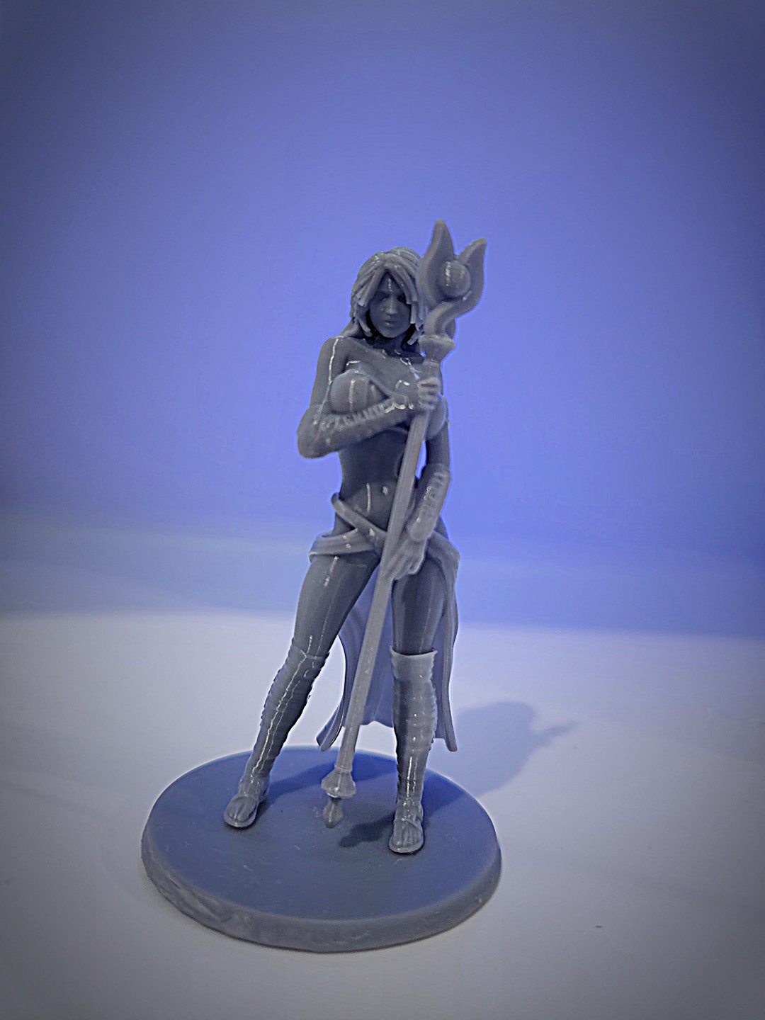 Human Female Sorceress 32mm 75mm Scale Miniature - Etsy