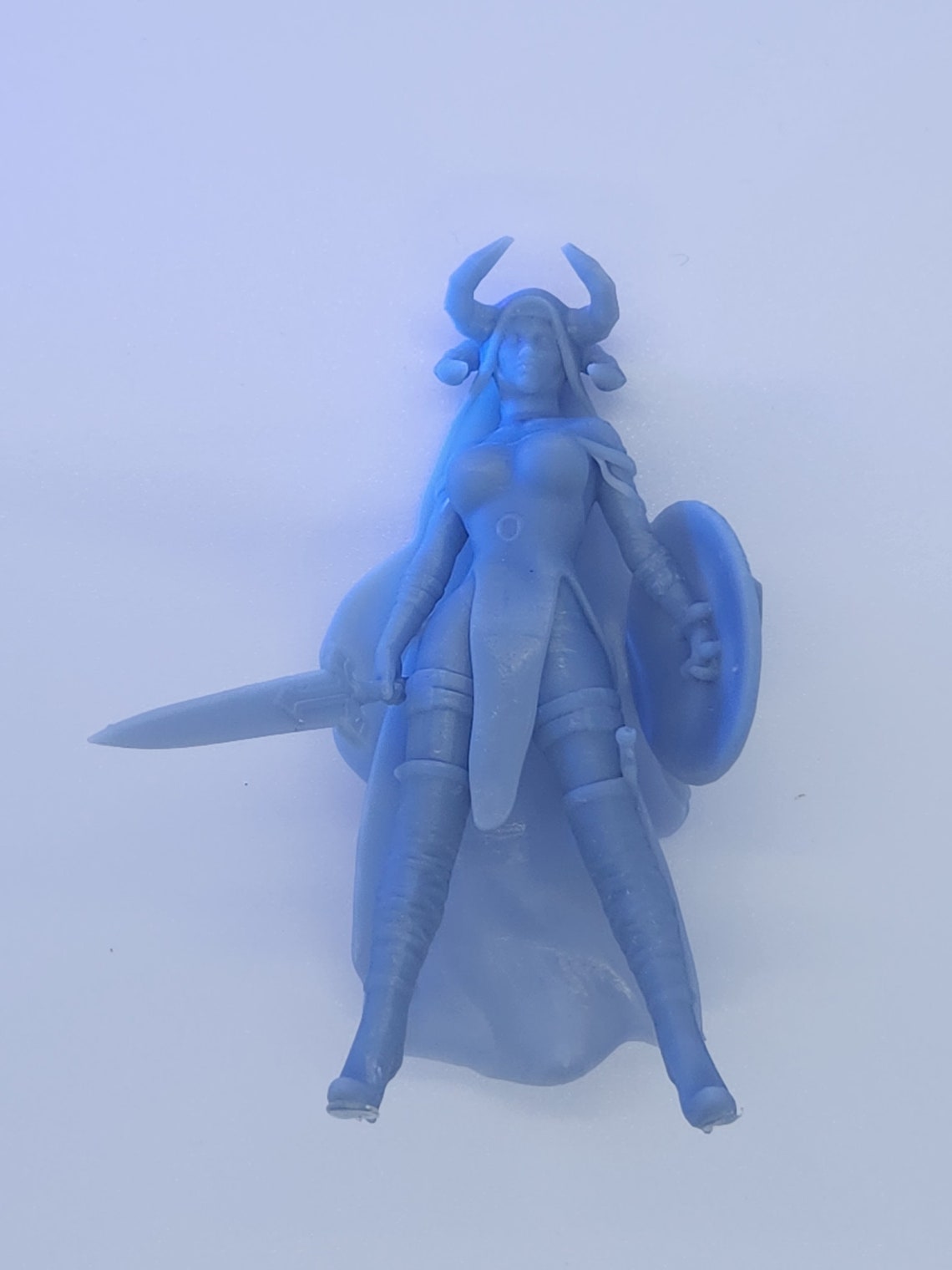 Warrior Nun - 32mm - 75mm Scale Miniature - Hyborian Age D&D Pathfinder ...