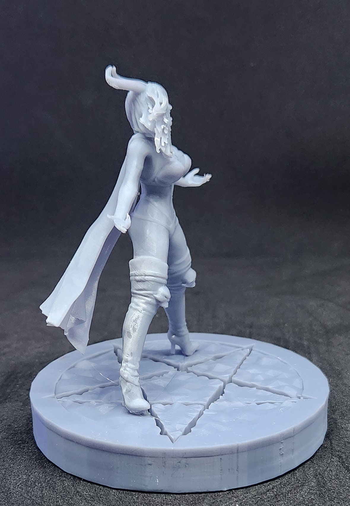 Tarot Black Witch 1 - 32mm - 75mm Scale Miniature - Hyborian Age D&D ...