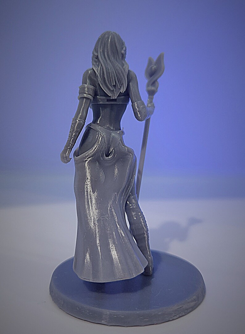 Human Female Sorceress 32mm 75mm Scale Miniature - Etsy