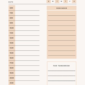 Printable 24-hour Daily Planner BUNDLE - Etsy