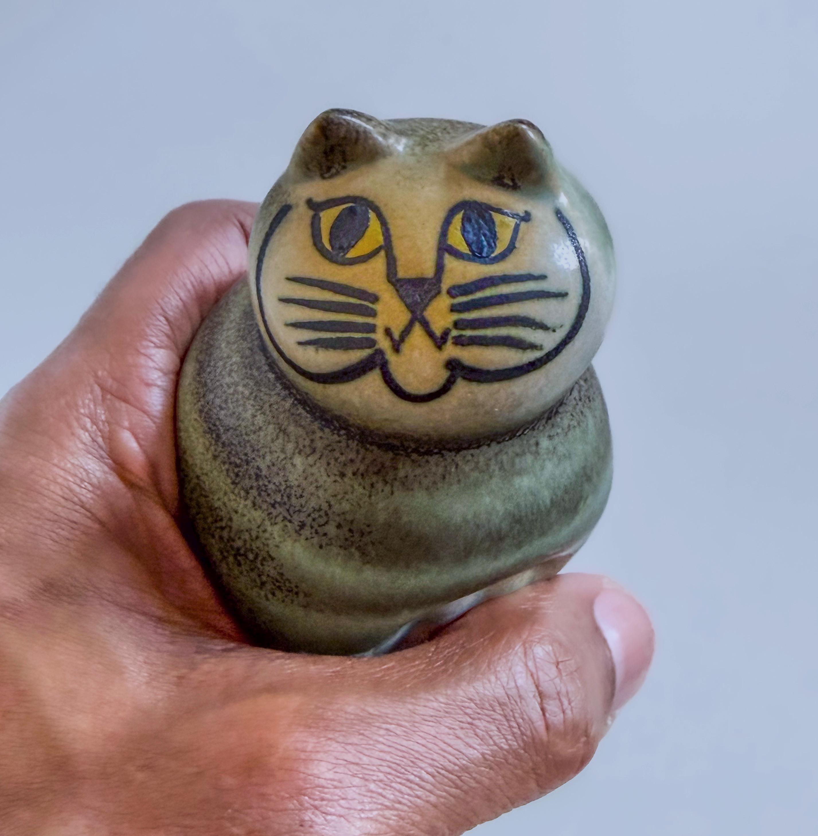 Lisa Larson Gustavsberg Mia Mini Cat Figurines — Smallest Size, SOLD ...