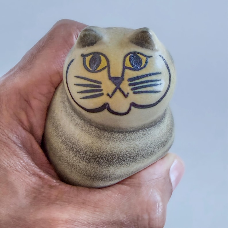 Lisa Larson Gustavsberg Mia Mini Cat Figurines — Smallest Size, SOLD ...