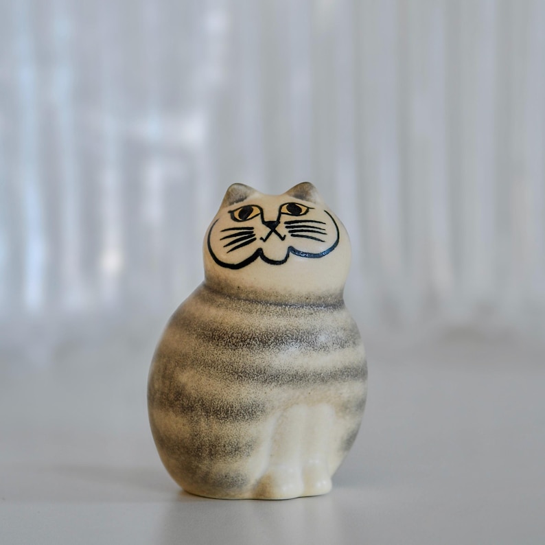 Lisa Larson Gustavsberg Mia Mini Cat Figurines — Smallest Size, SOLD ...