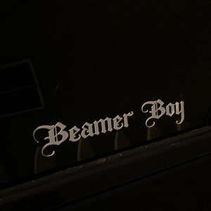 Beamer Boy High Quality Decal - Etsy