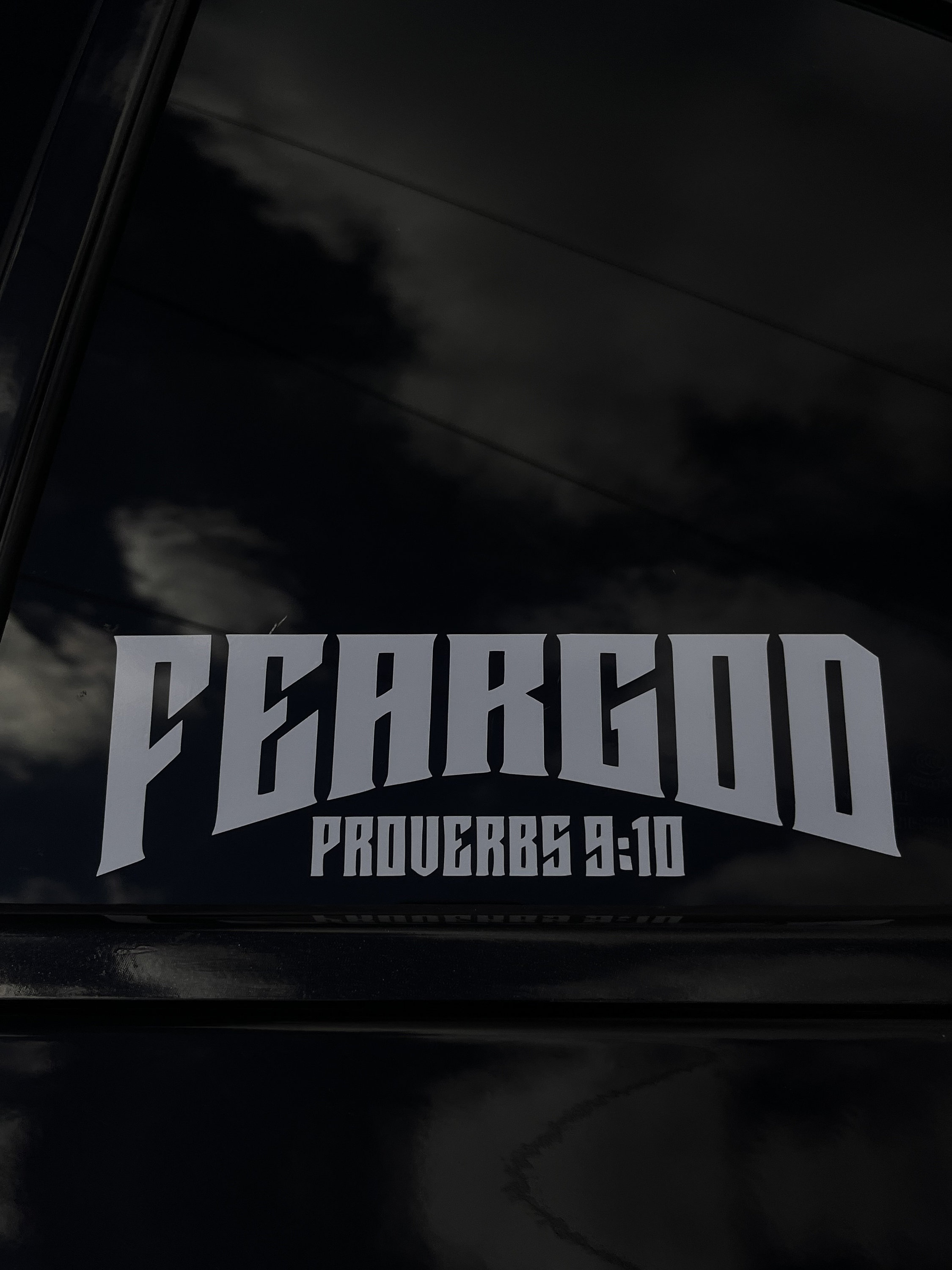Fear God Proverbs 9:10 High Quality Car Decal / Sticker - Etsy