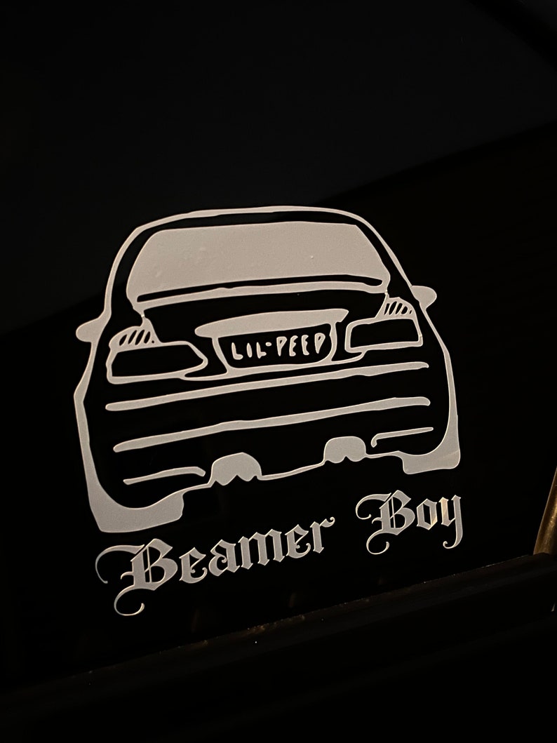 Beamer Boy/lil Peep High Quality Decal - Etsy