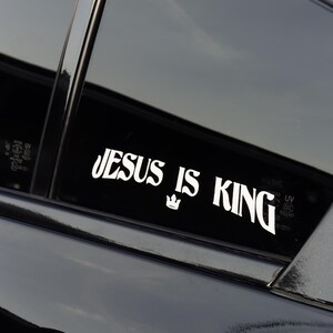 Jesus is King High Quality Decal / Sticker - Etsy