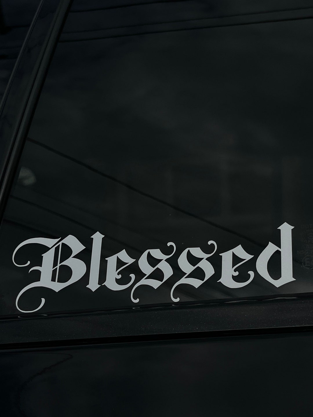 Blessed High Quality Decal - Etsy