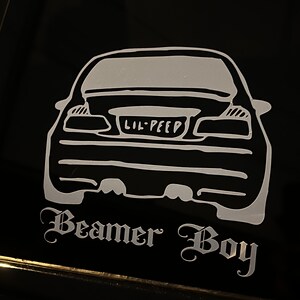Beamer Boy/lil Peep High Quality Decal - Etsy
