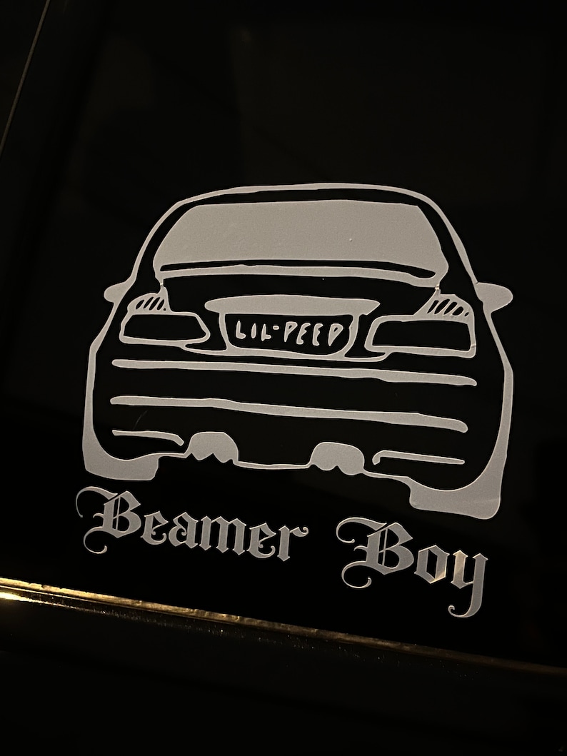 Beamer Boy/lil Peep High Quality Decal - Etsy