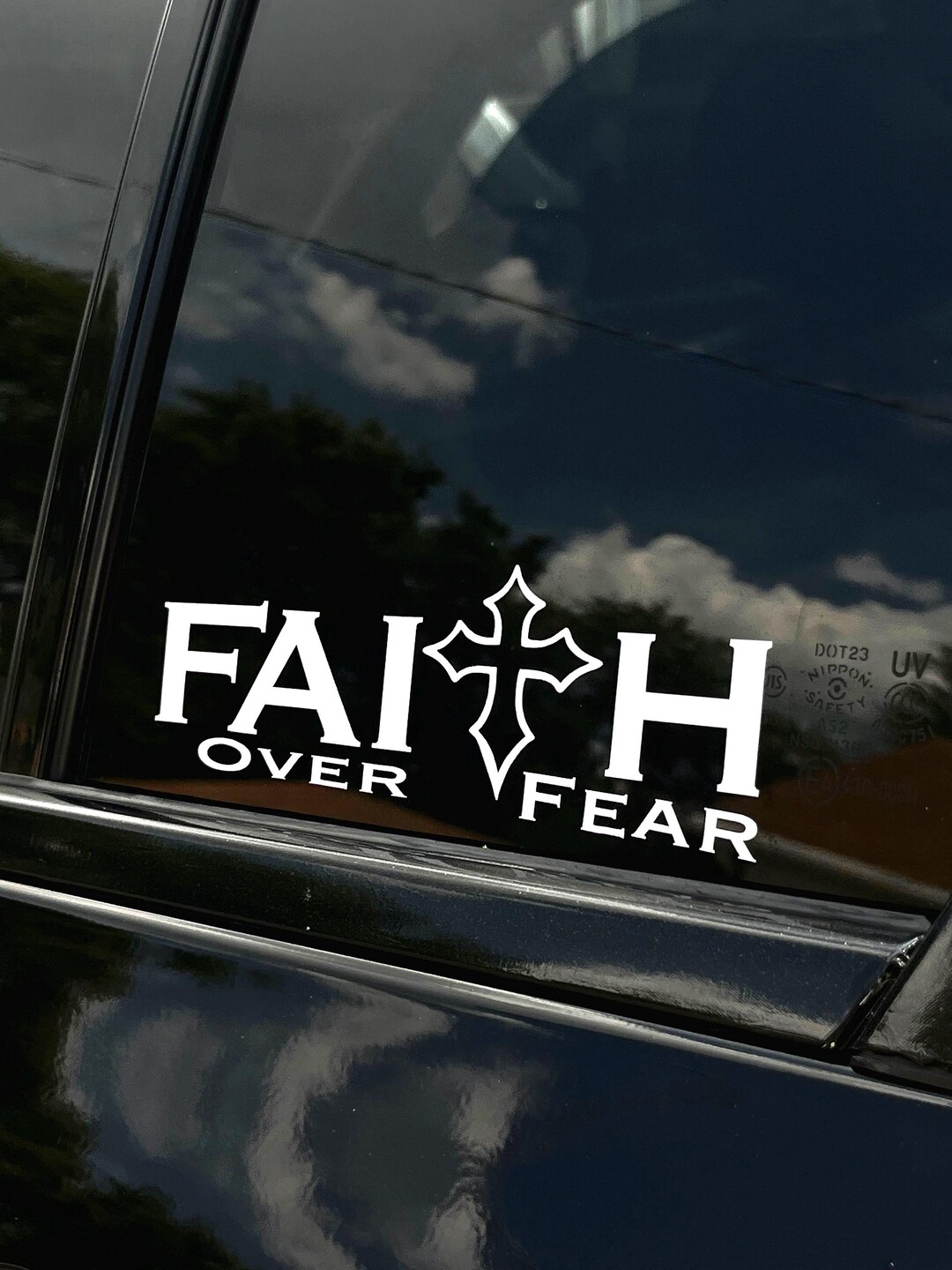 Faith Over Fear High Quality Decal - Etsy