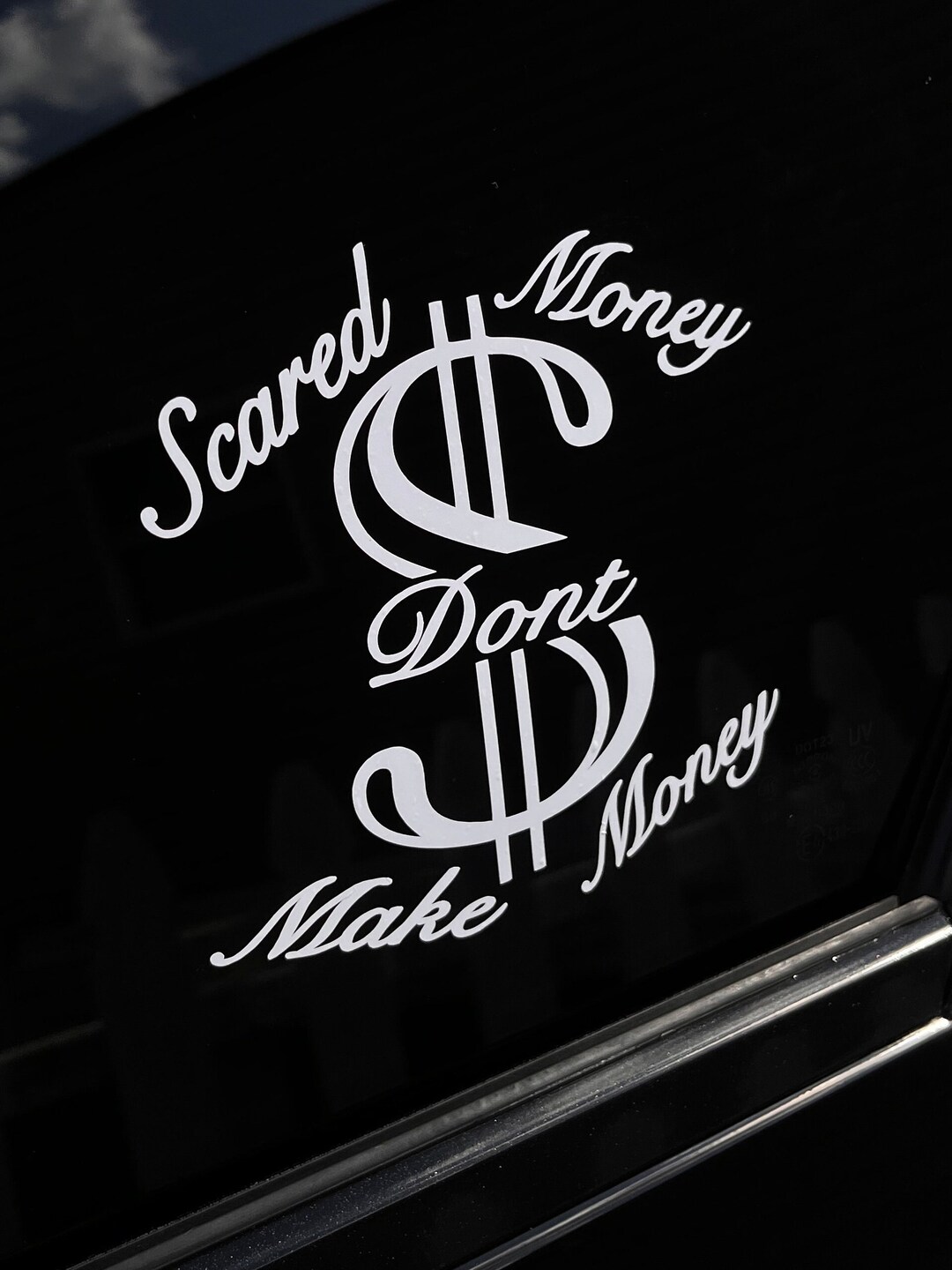 Scared Money Don’t Make Money High Quality Decal - Etsy