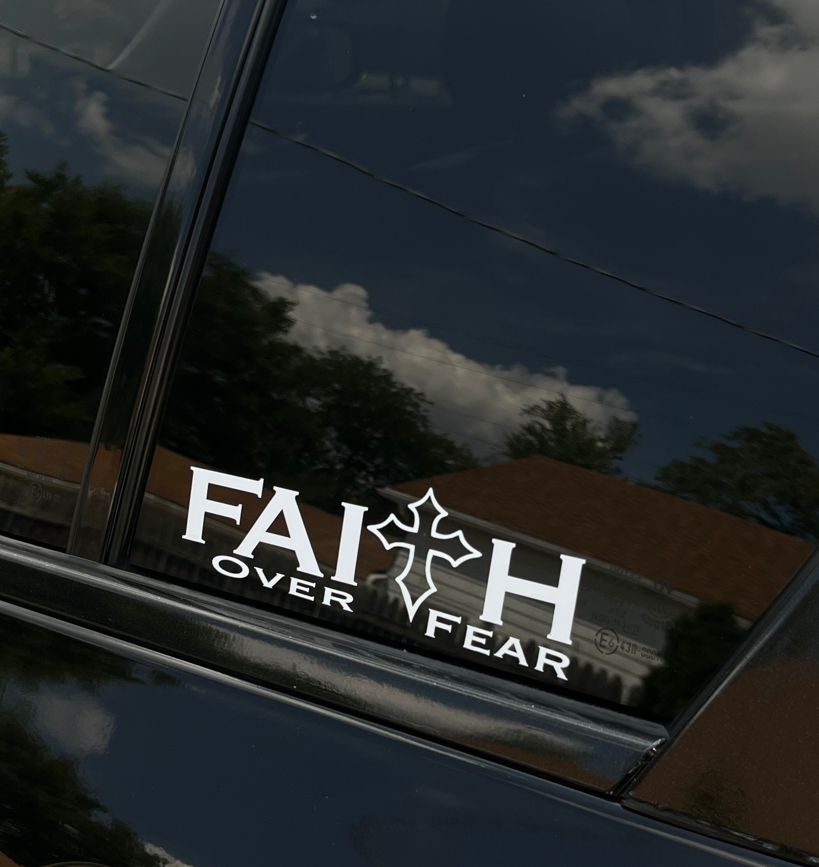 Faith Over Fear High Quality Decal - Etsy