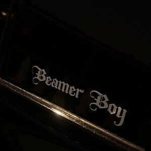 Beamer Boy High Quality Decal - Etsy