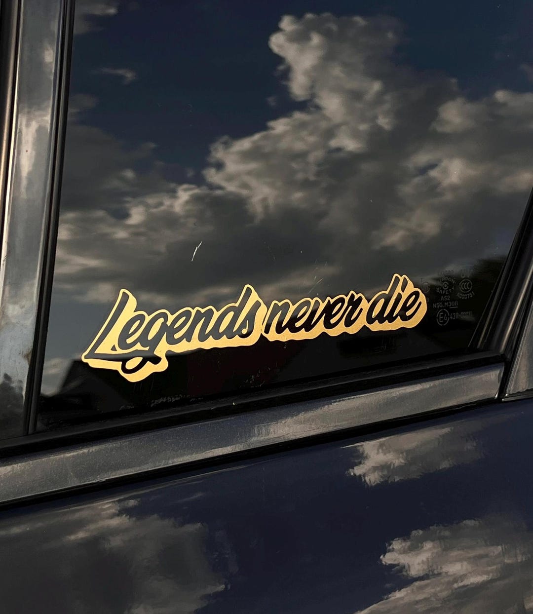 Legends Never Die High Quality Decal | Motivational Sticker, Car Decal ...