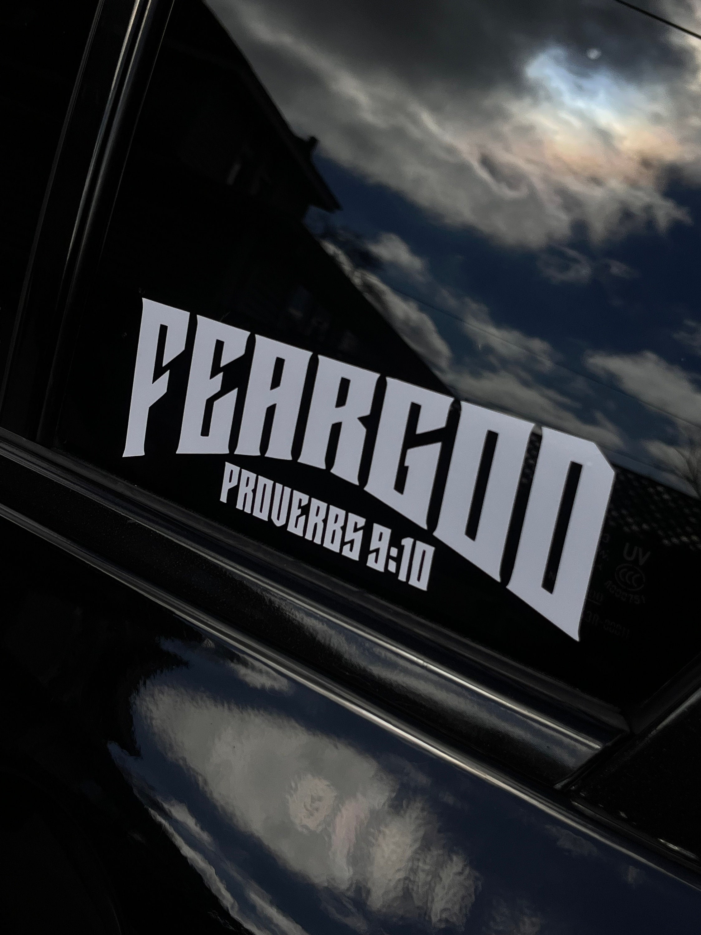Fear God Proverbs 9:10 High Quality Car Decal / Sticker - Etsy