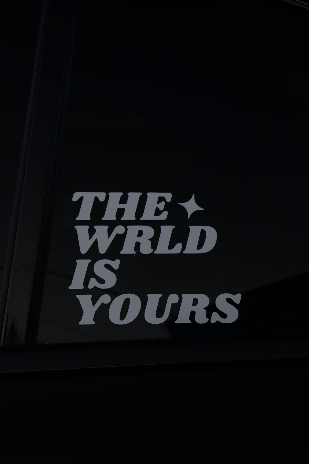 The Wrld is Yours High Quality Vinyl Decal / Vinyl Sticker - Car Window ...