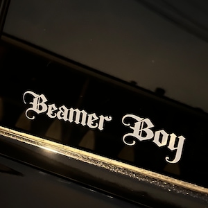 Beamer Boy High Quality Decal - Etsy