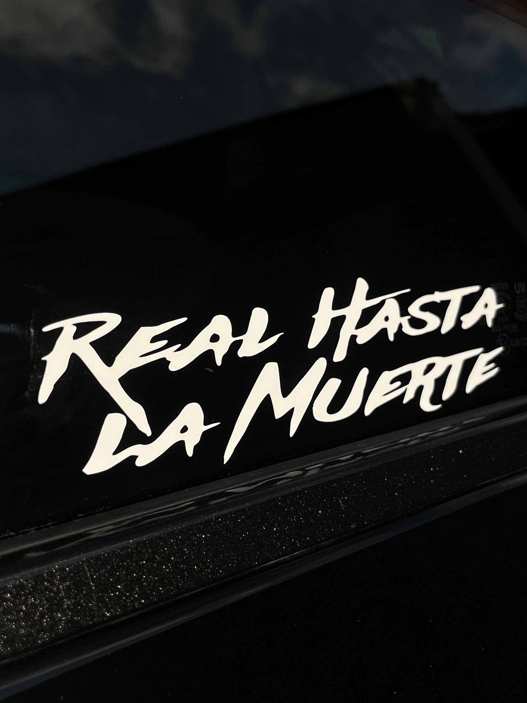 Real Hasta La Muerte Decal - Etsy