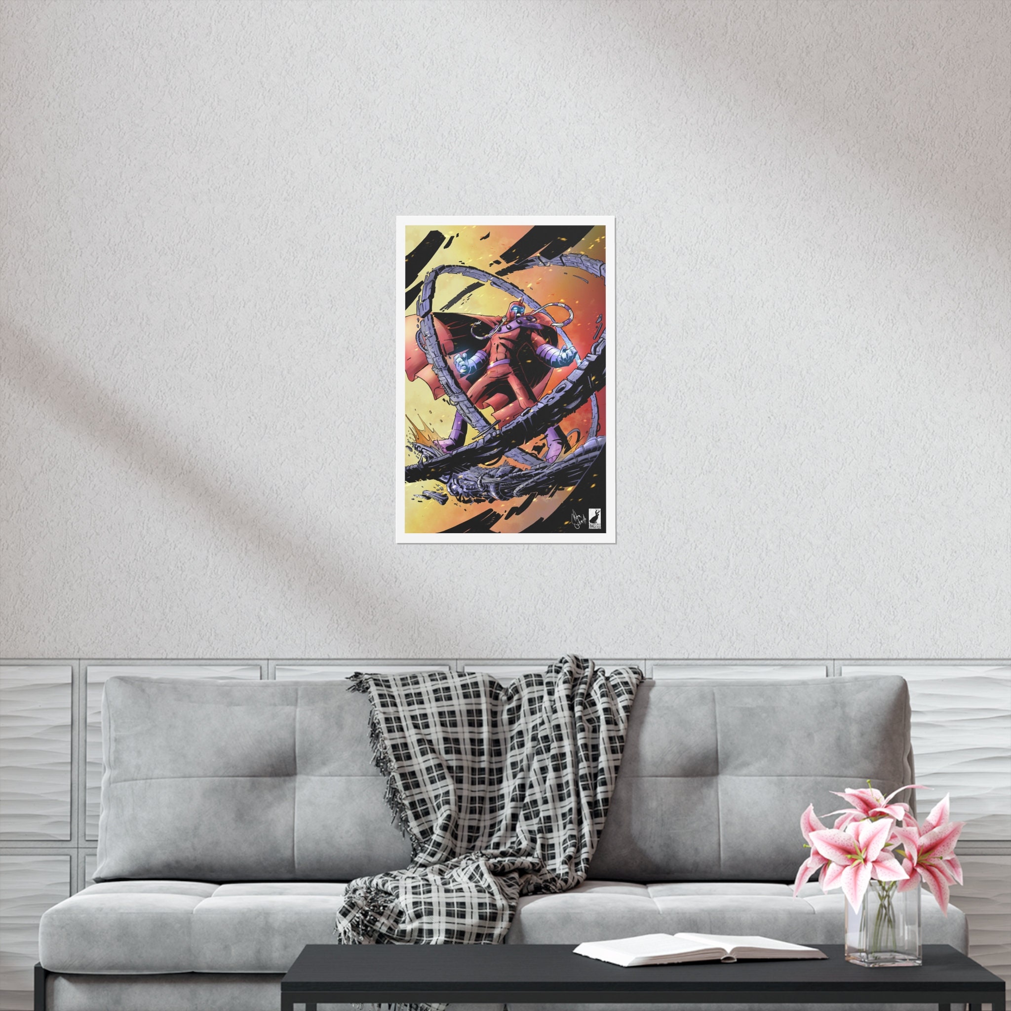Magneto X-men Original Art Print, Wall Art, Fanart - Etsy
