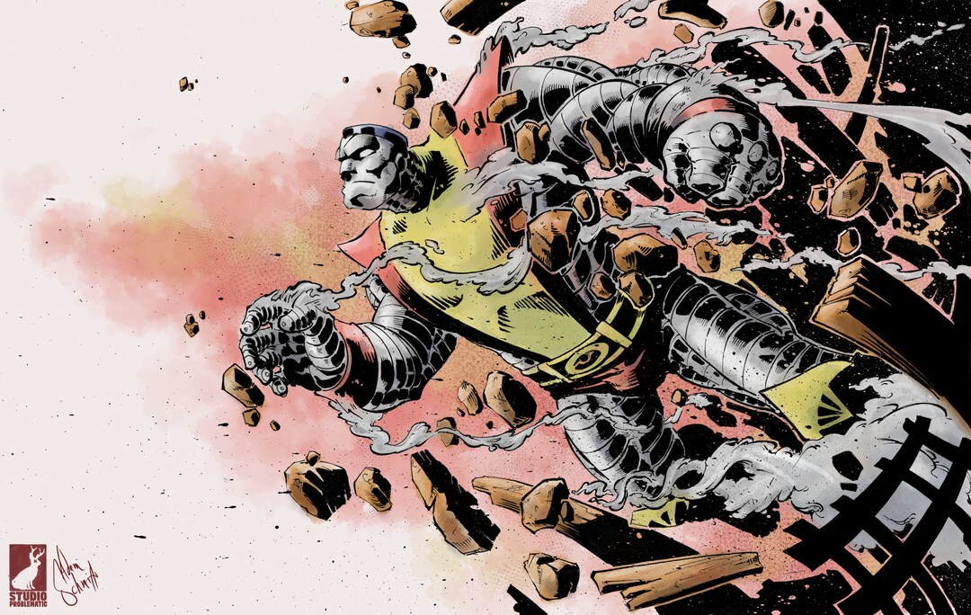 Colossus X-men Art Print, Comics Fanart, Wall Decor - Etsy