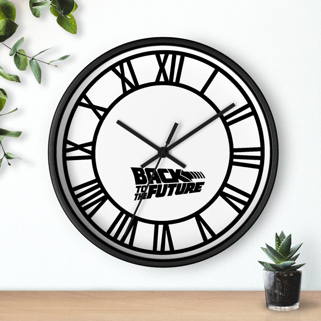 Back to the Future Wall Clock Wall Clock , Unique Birthday Gift Idea ...