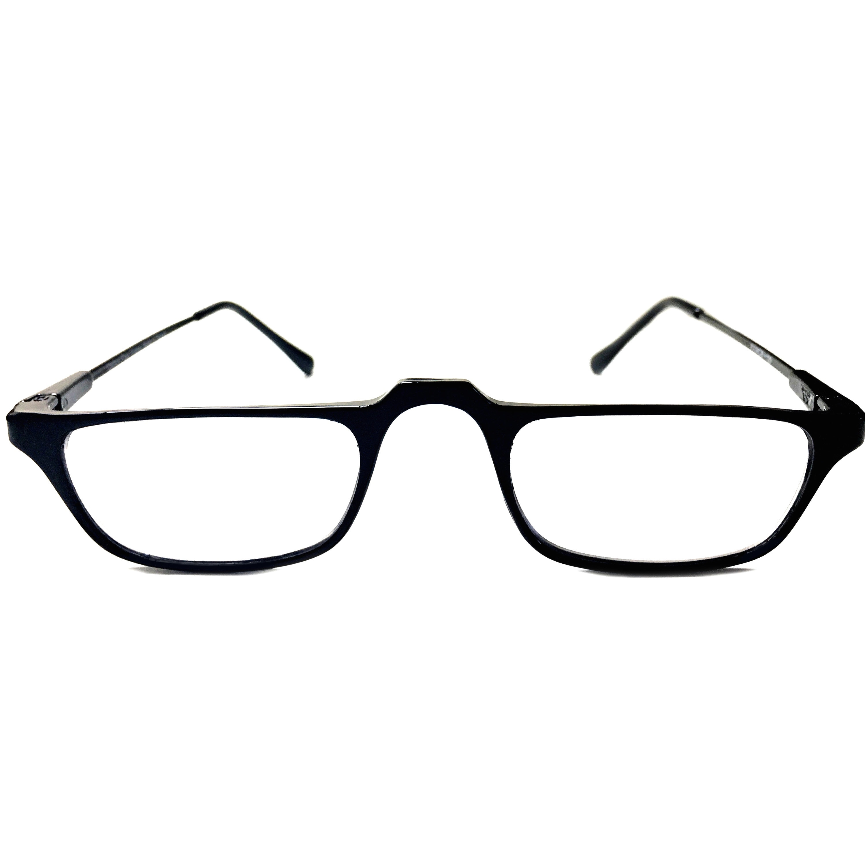 Half Frame Rectangle Reading Glasses strong Carbon Fiber Frame 1.251 ...