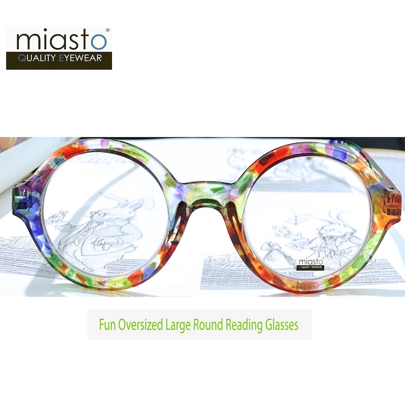 Round Pink Eyeglasses - Etsy