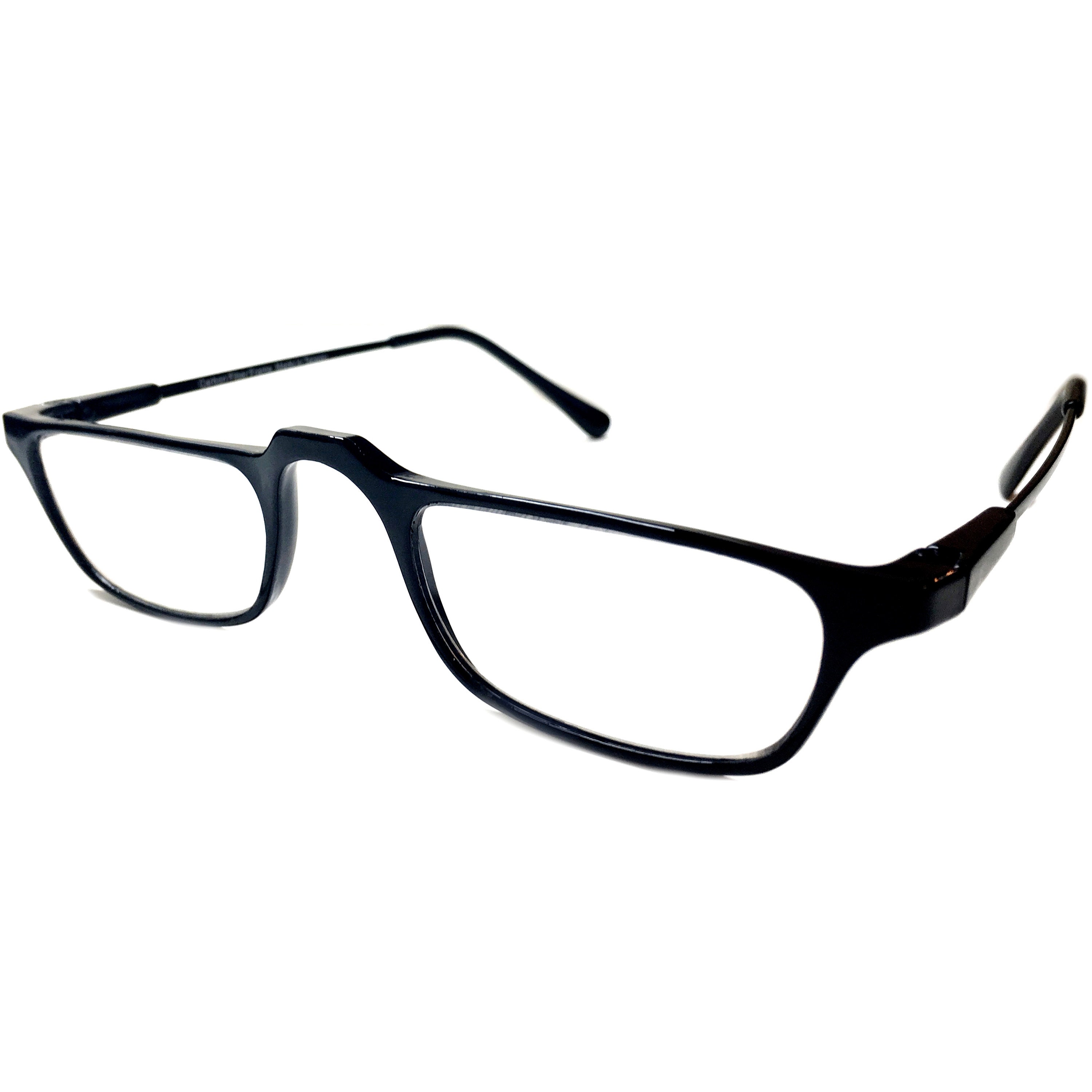 Half Frame Rectangle Reading Glasses strong Carbon Fiber Frame 1.251 ...