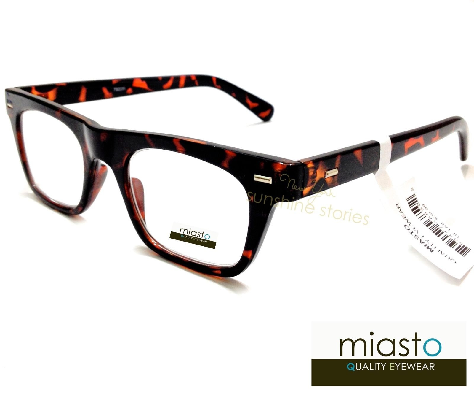 Flat Top Nerd Rectangular Reading Glasses 1.001.251.501.752.002.252.502 ...