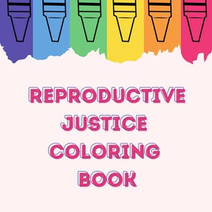 Reproductive Justice Coloring Book for Adults - Etsy