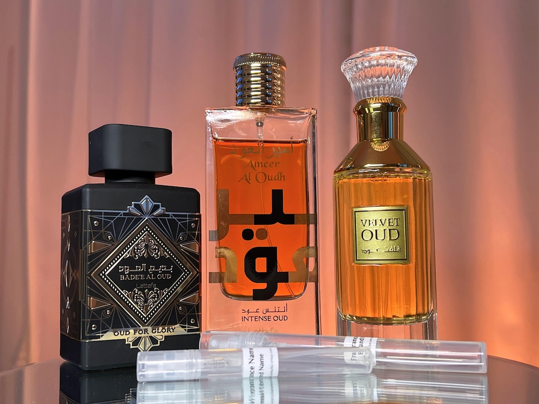 All About Oud Bundle 3ml/5ml Perfume Gift Set Fragrance Decant Trio ...