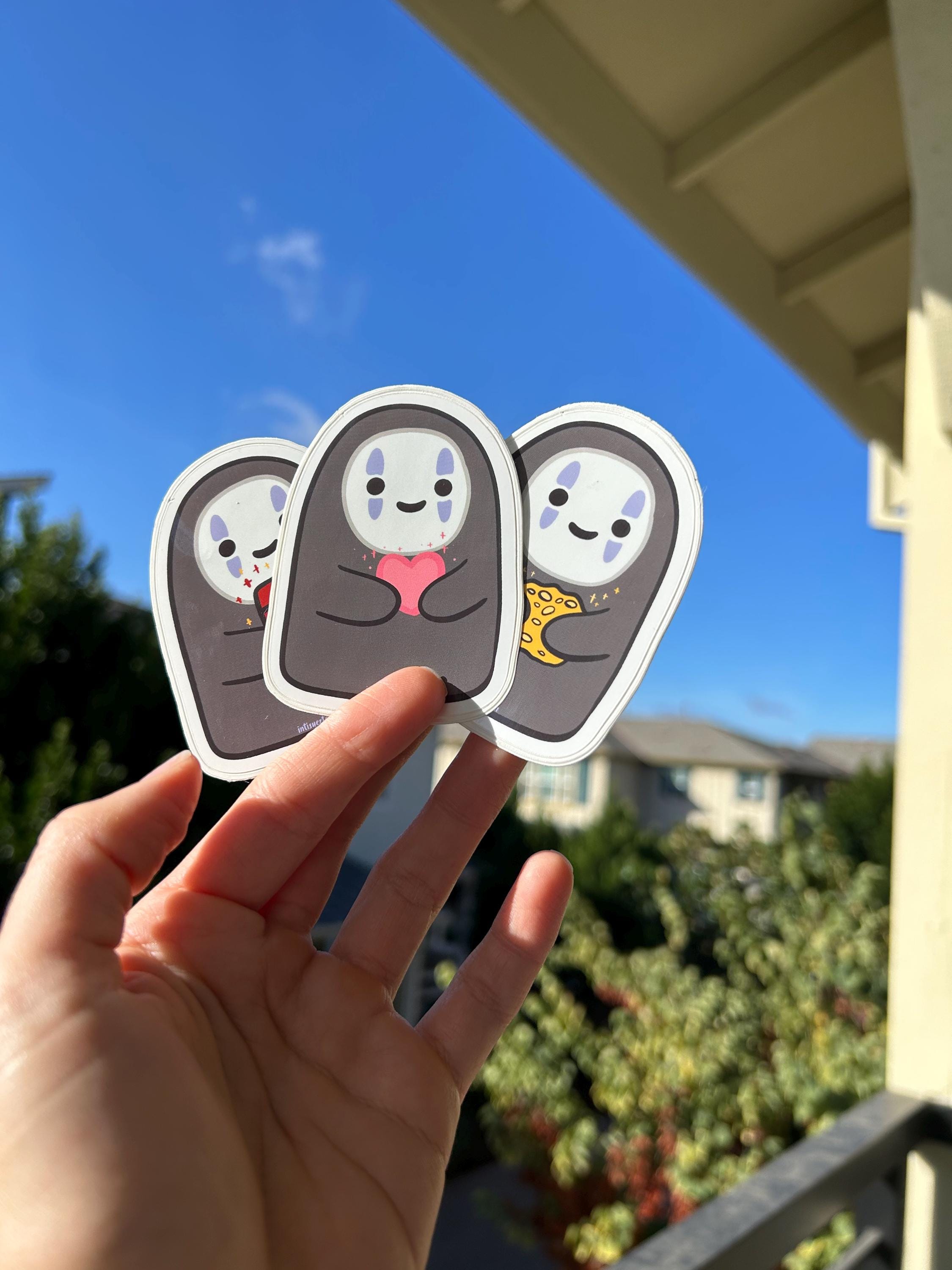 Kawaii Kaonashi Sticker - Etsy