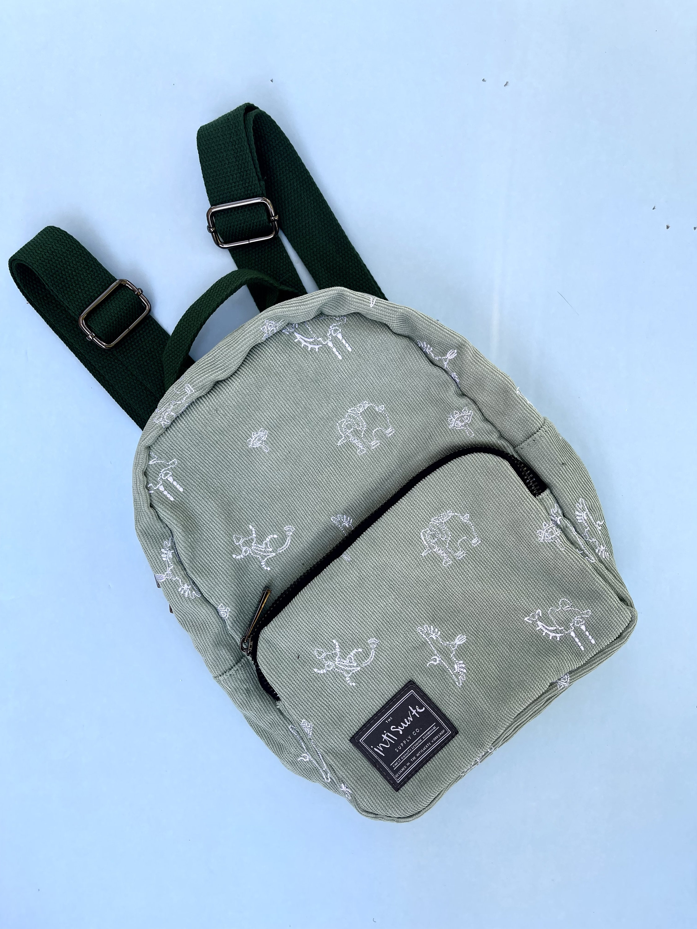 Divine Beasts ~ Sage Green Mini Backpack - Etsy